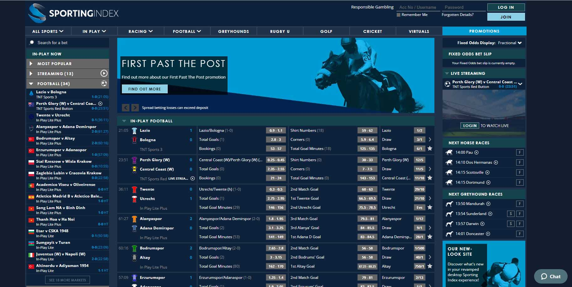 Sporting Index - Sport - Ubet Sports Betting